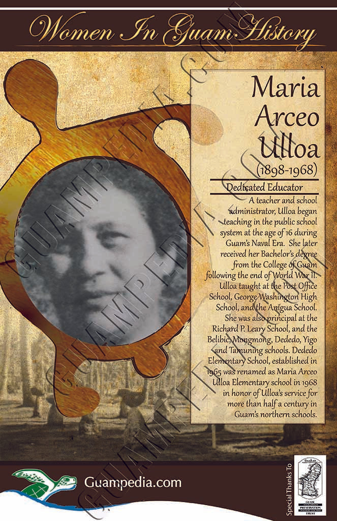 WIGH Poster: Maria Arceo Ulloa – Guampedia Heritage Gift Shop